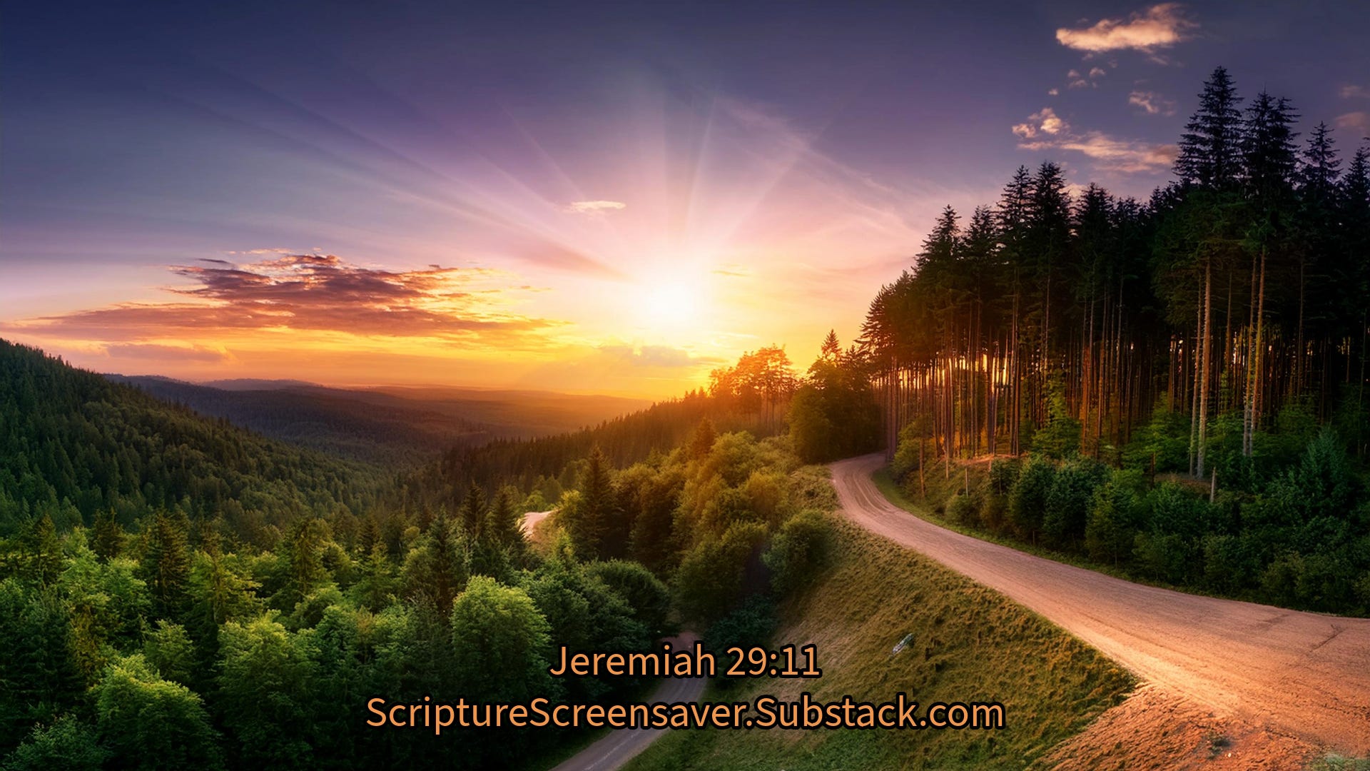 Thank You Father... - Scripture Screensaver