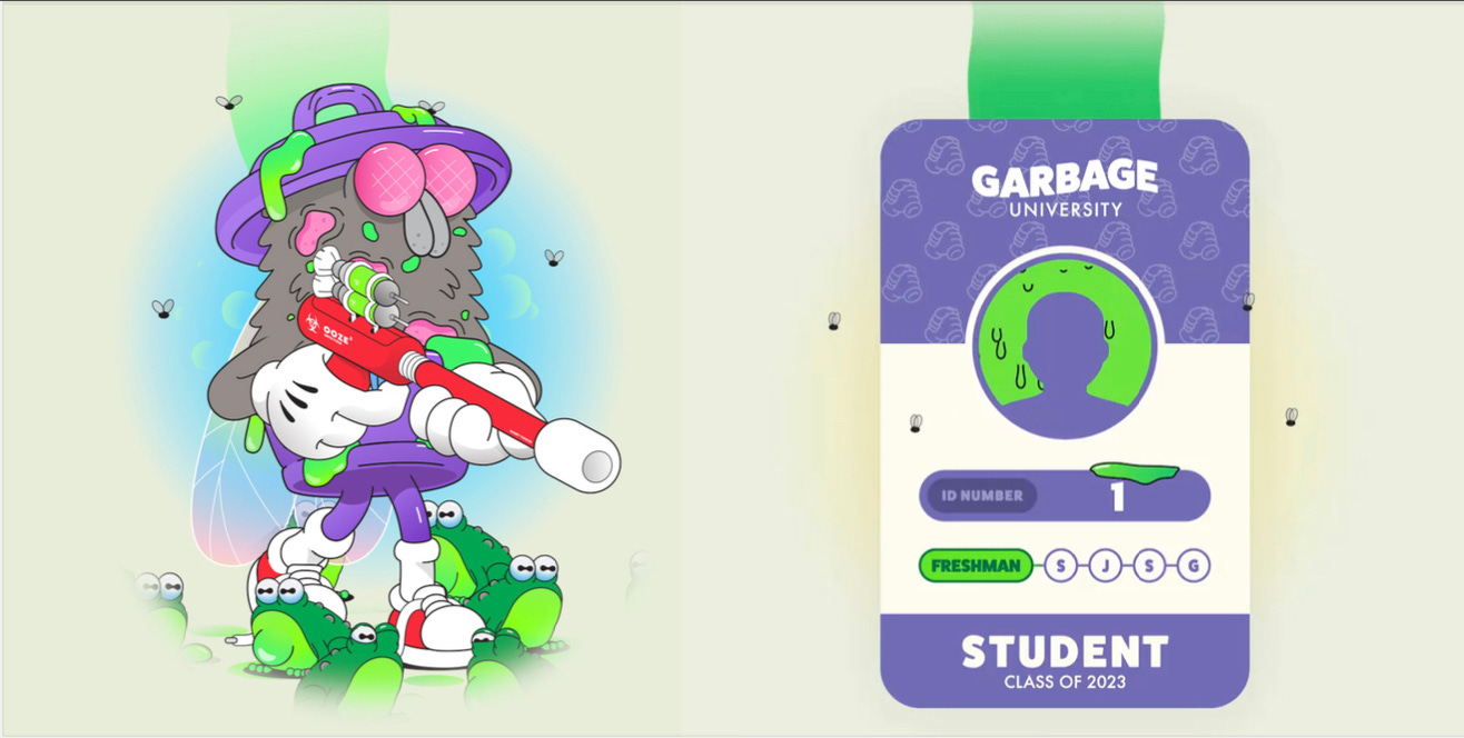 What is Garbage University? How NFTs are evolving.