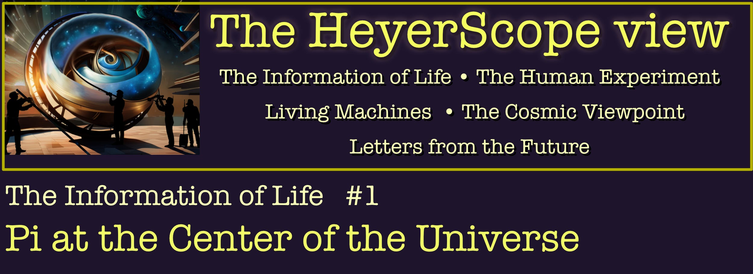 Pi at the Center of the Universe - by Mark Heyer