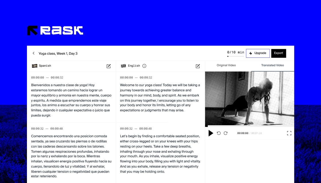 Hack Localization with AI: Localize Any Video Content with Rask AI