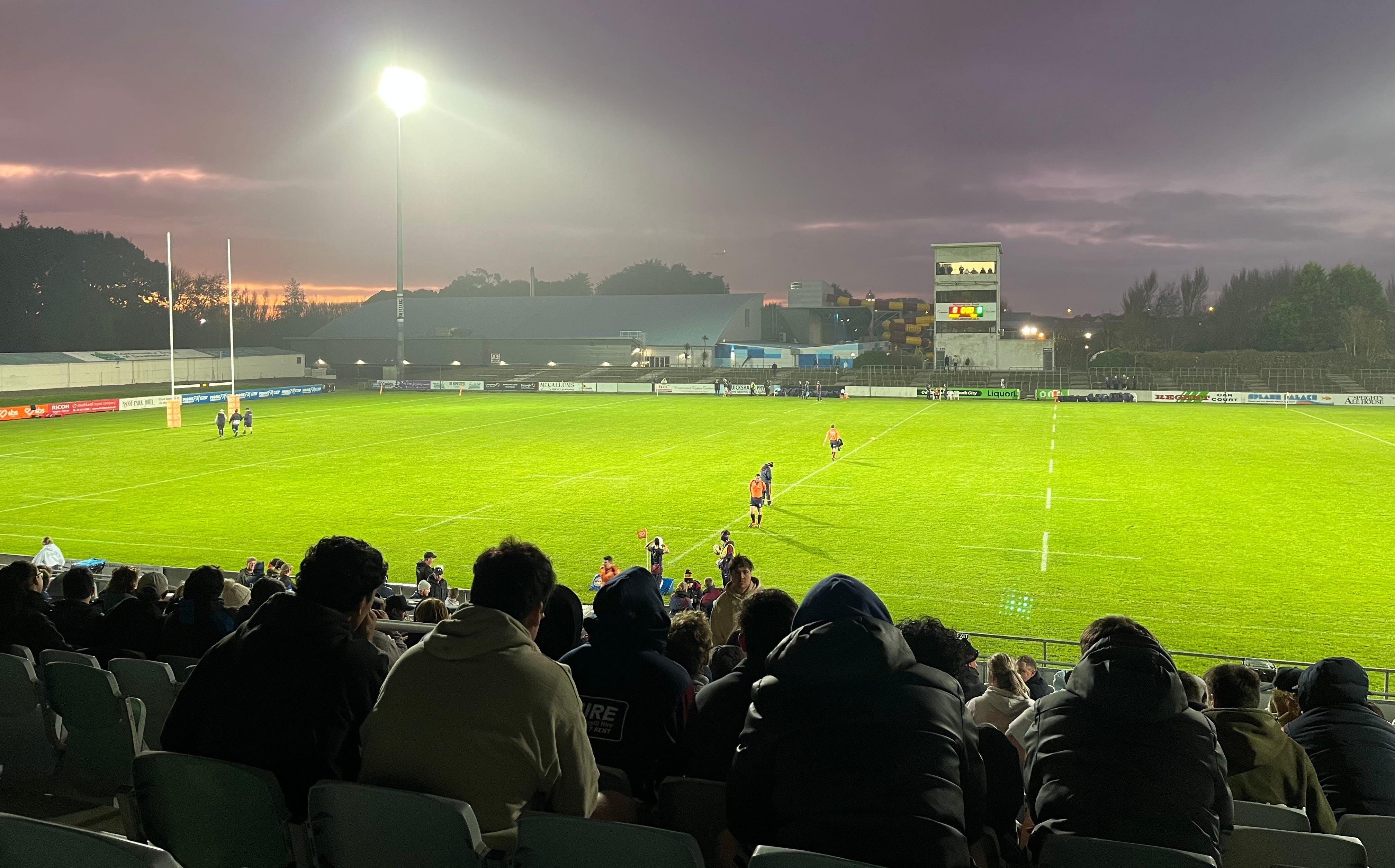 Let's celebrate, Rugby Park is getting some use