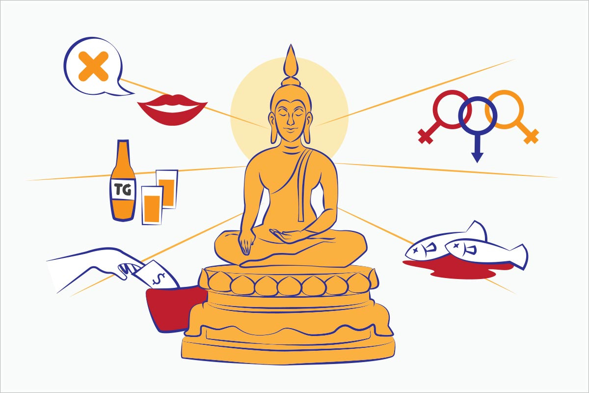 What is forbidden in Buddhism? - by Jordan Sully