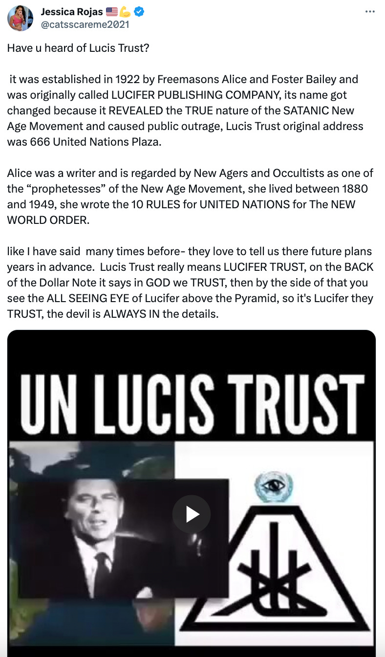 Building Bunkers and The Lucis Trust