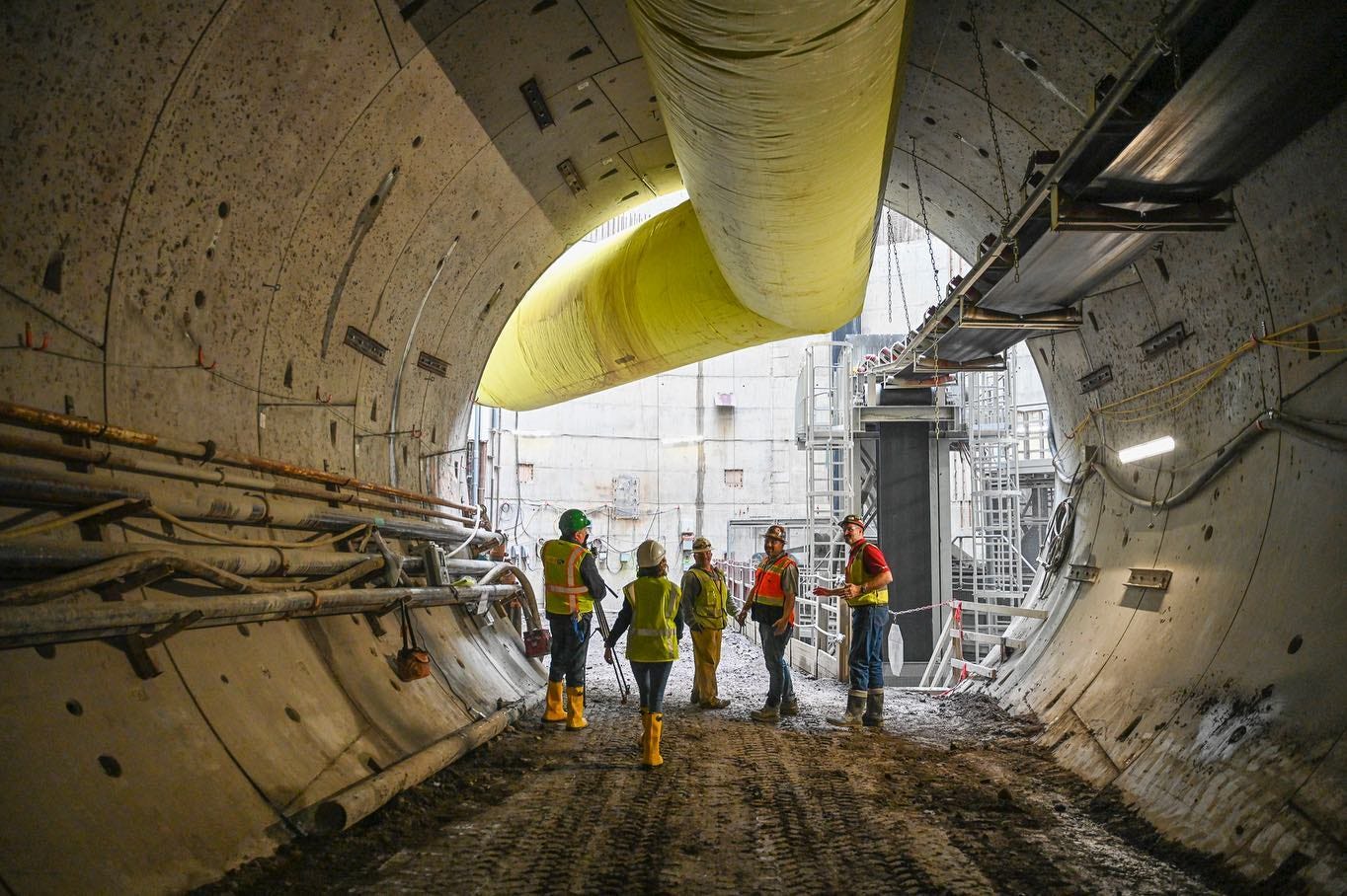 We're building a tunnel for tens of millions of gallons of sewage. Here ...