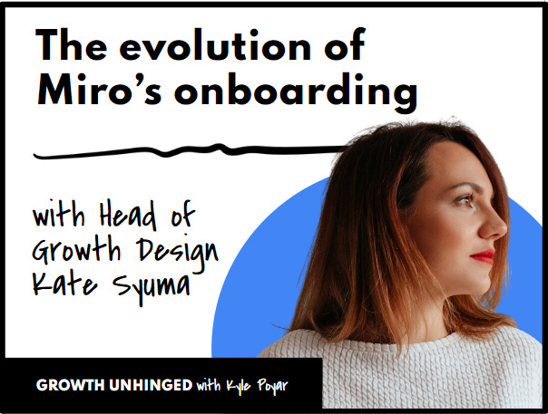 The evolution of Miro's user onboarding