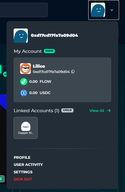 Account Linking on Flowty - by Flowty.io - Flowty