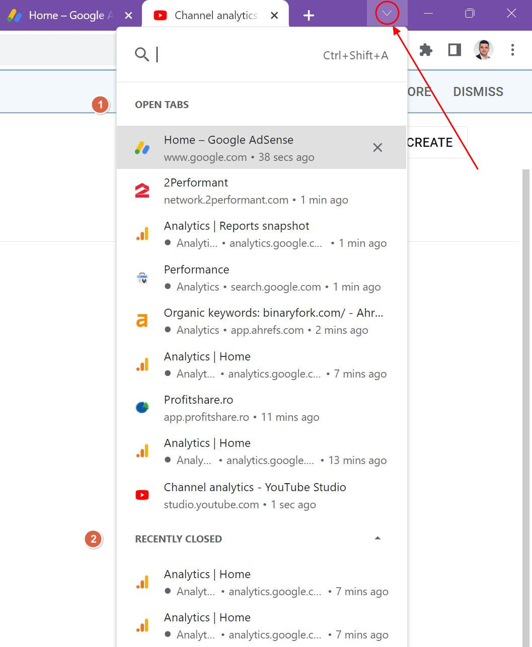 Do you have a lot of browser tabs open? Here’s how to quickly search them