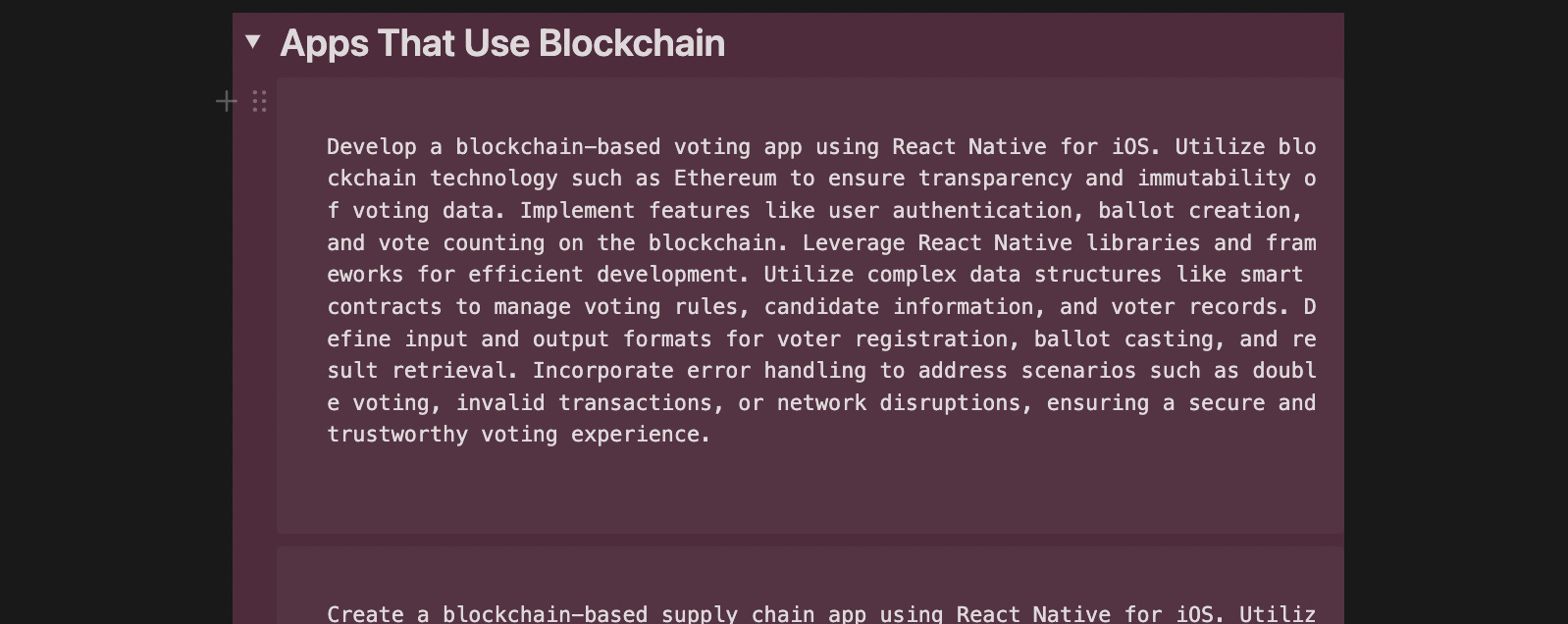 Code Prompts Ios React Native ☕️ Build Apps That Use Blockchain In Chatgpt 📱