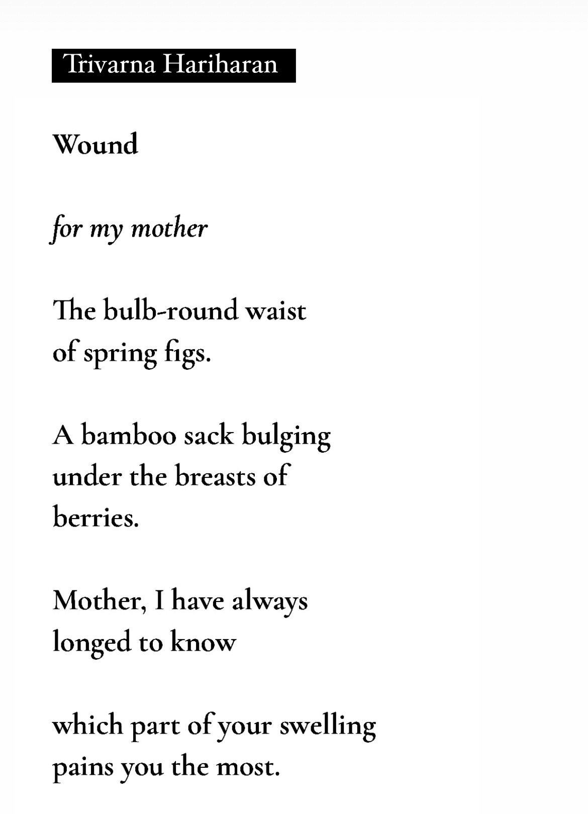 There are so many kinds of mothers - by Trivarna Hariharan