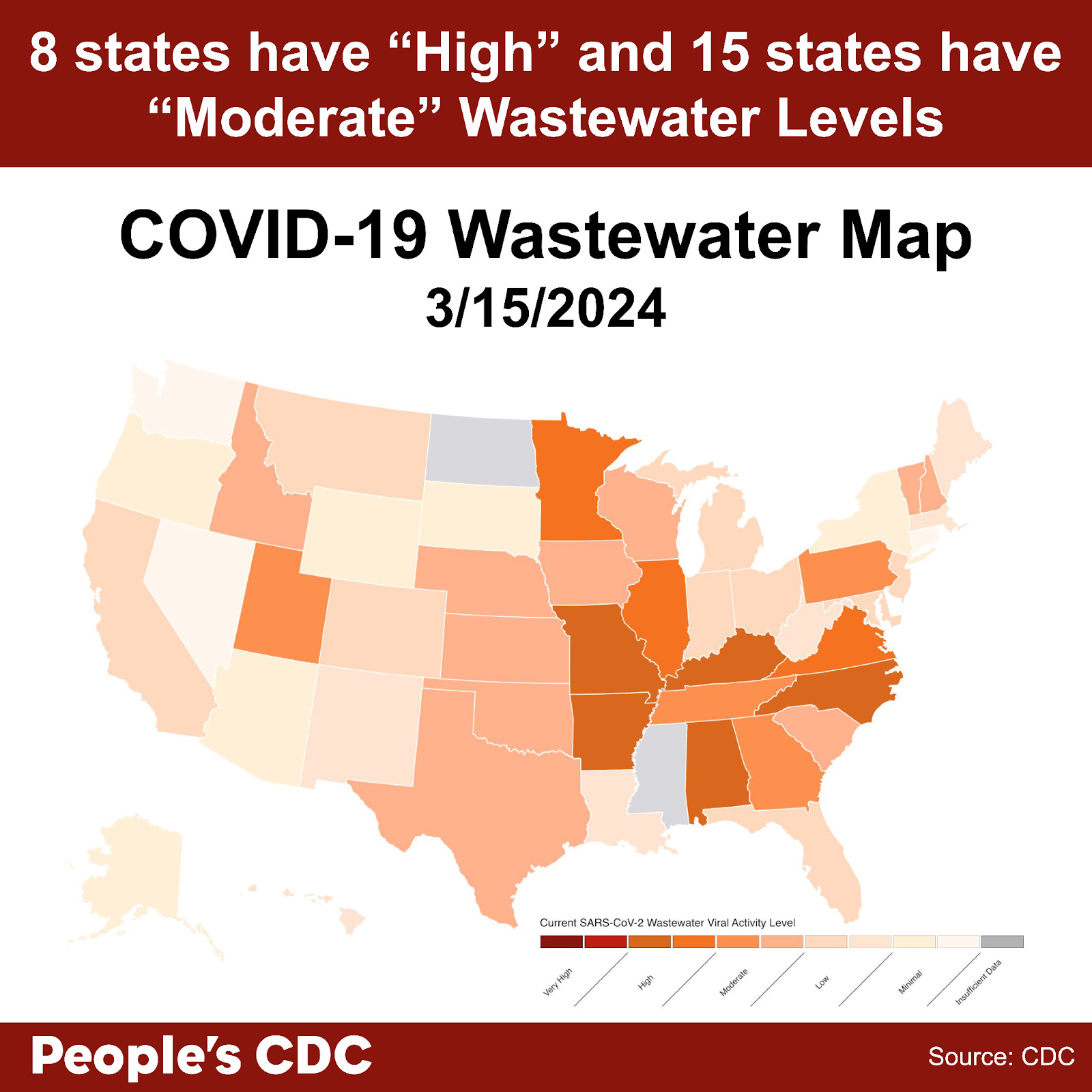 People’s CDC March 18, 2024, COVID-19 Weather Report