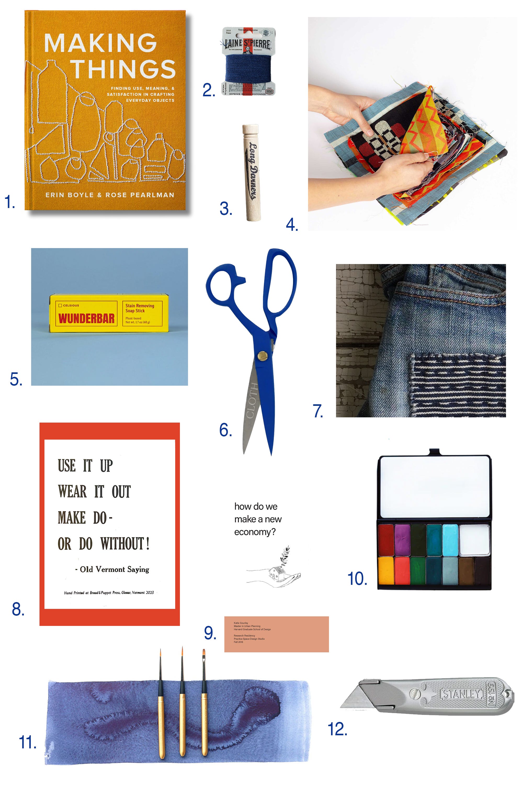 make + mend. - by Erin Boyle - Tea Notes