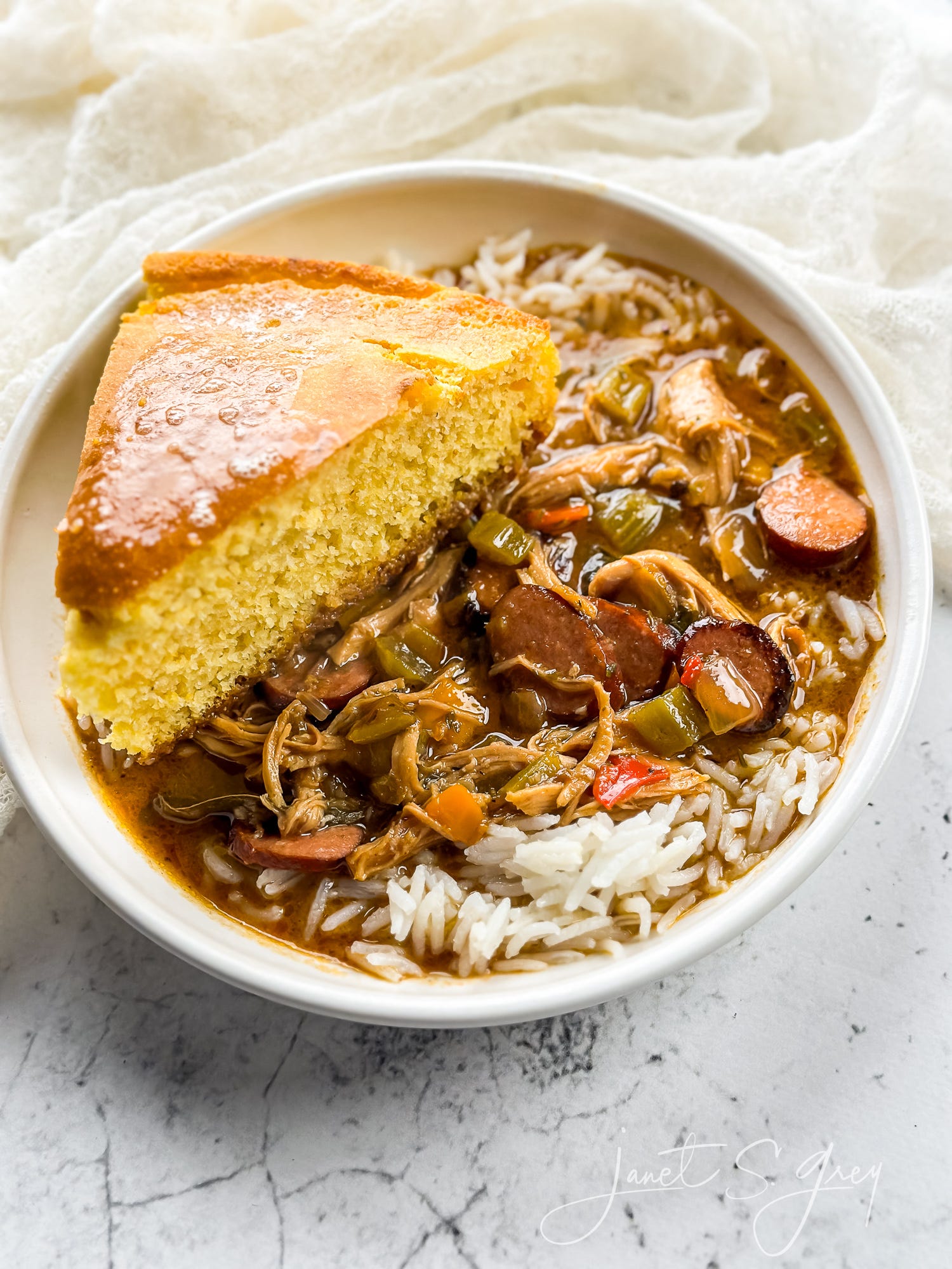 Chicken and Sausage Gumbo - Krumpetina’s Substack
