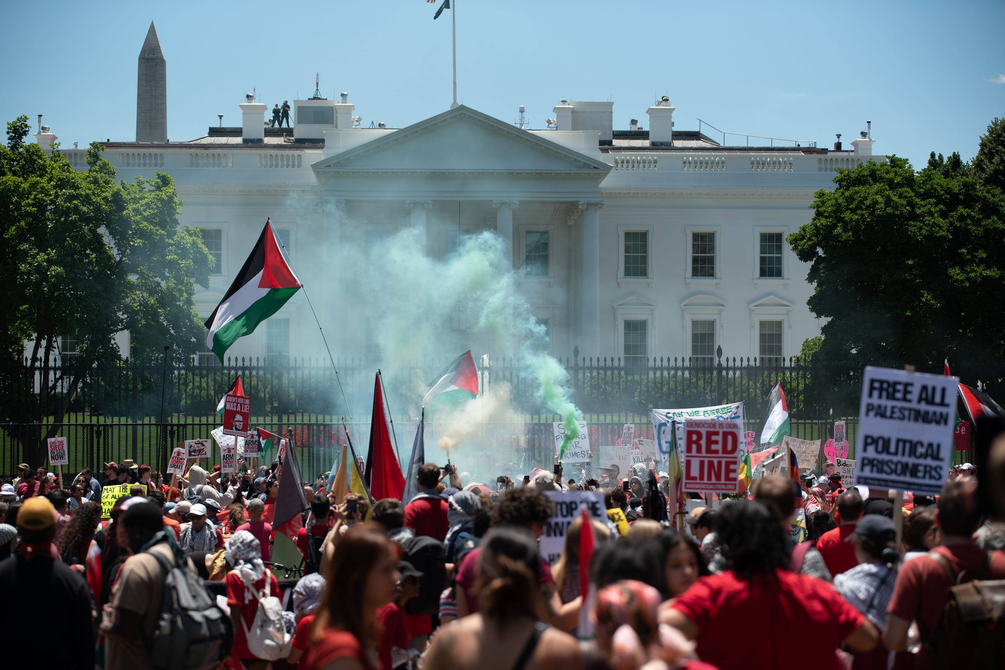 Thousands Demand Biden Enforce the “Red Line” in Gaza