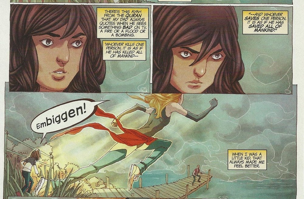 The Alliterative Ms. Marvel - T Campbell's Grid