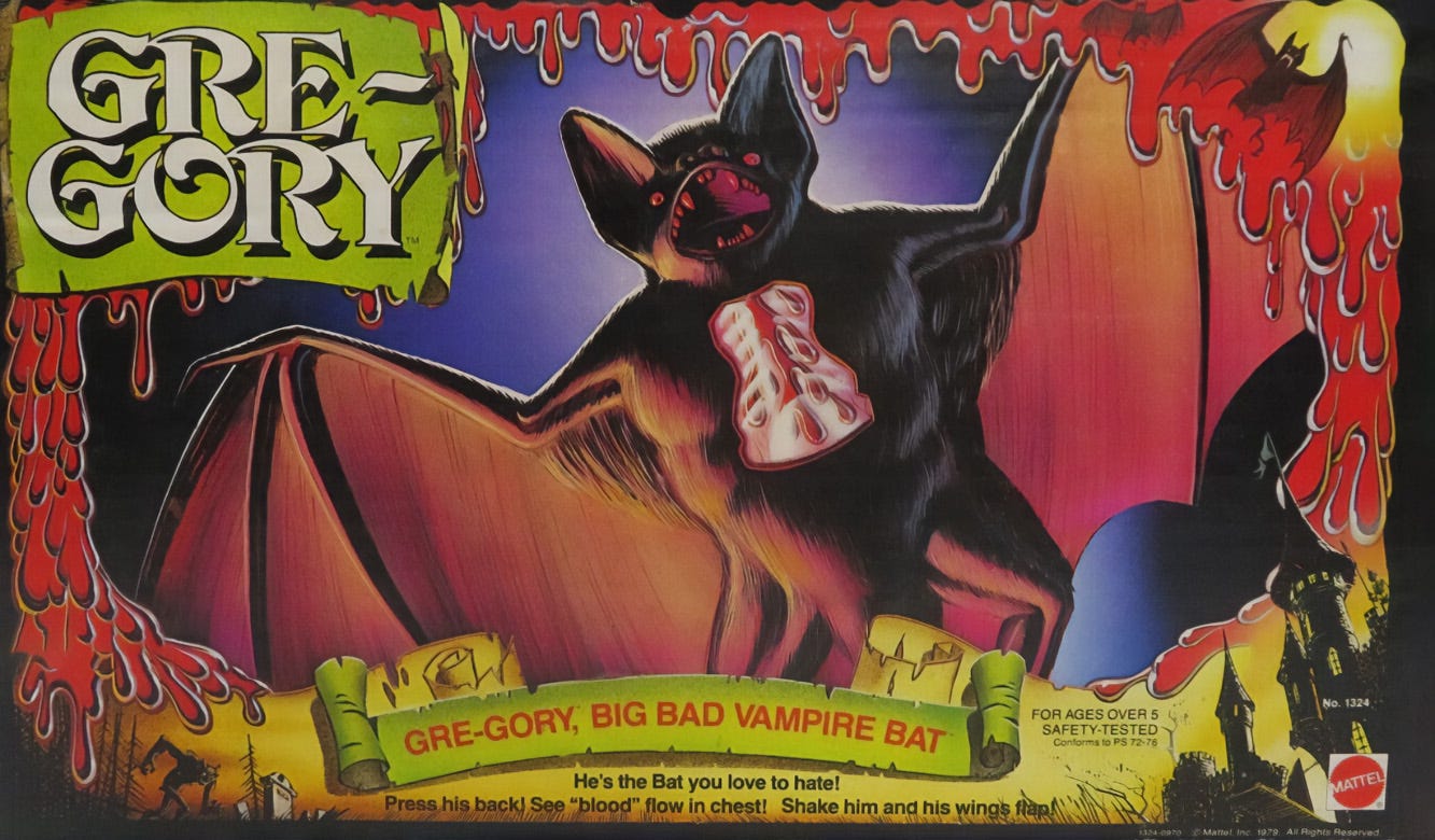 Gre-Gory the Vampire Bat 🦇 - The Retroist
