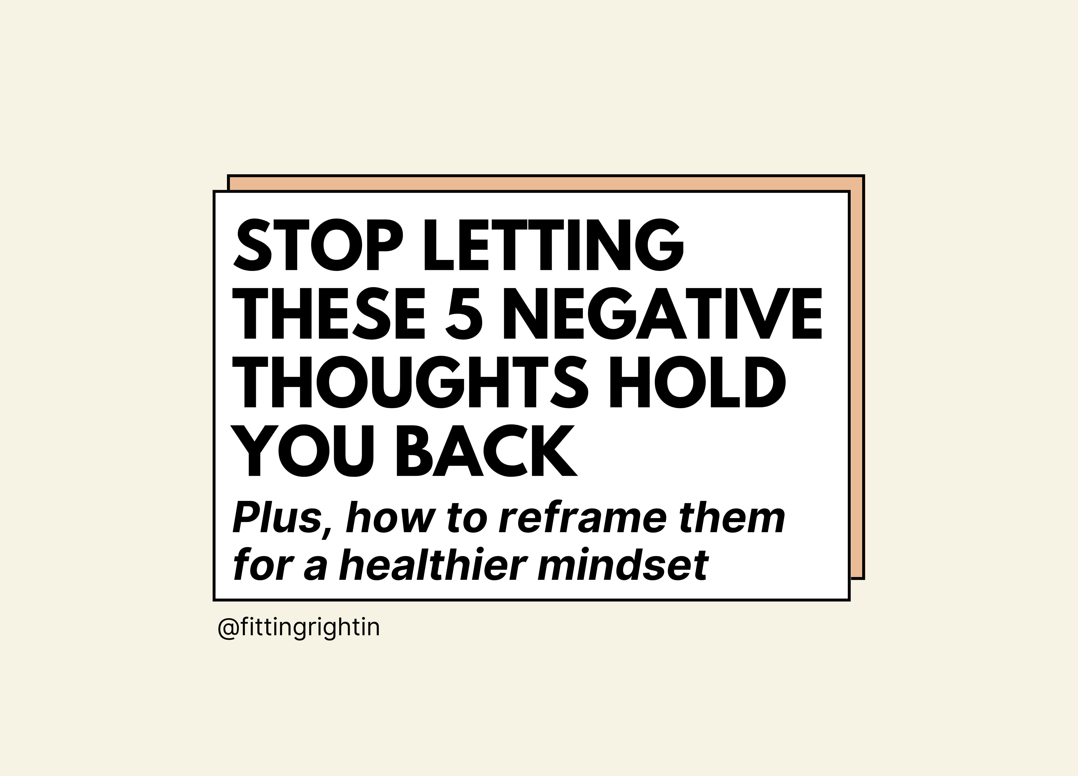 How to Recognize Negative Thoughts and Reframe Them for Positive Change