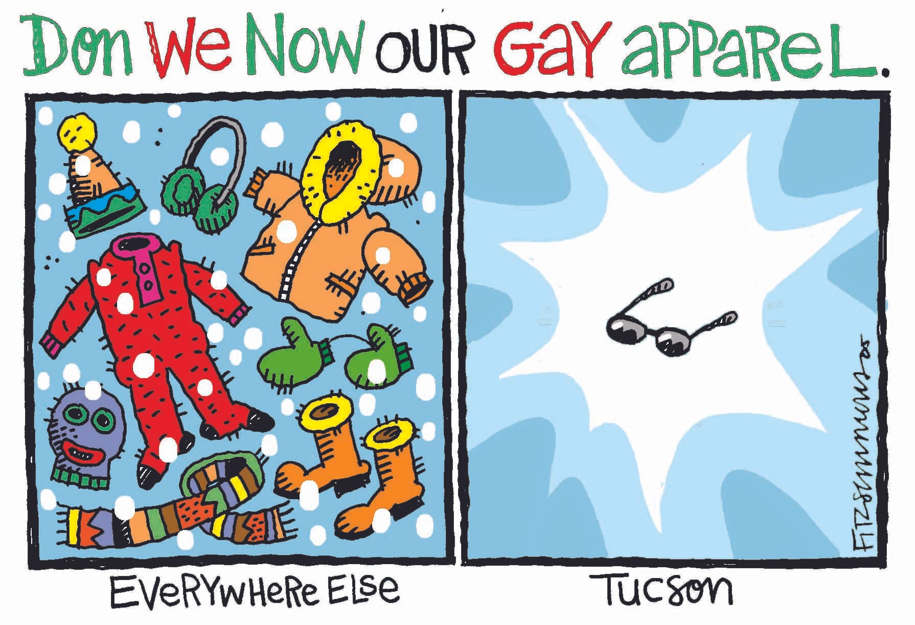 And now a gallery of Fitz holiday cartoons