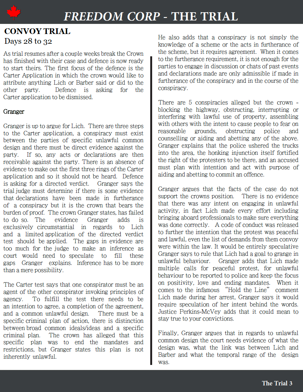 Freedom Corp Newsletter Issue 16 - by Freedom Corp 2022