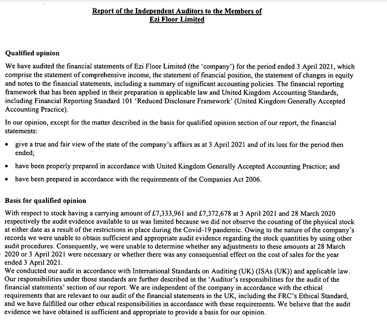 Victoria PLC: Company Responses to Questions - by Anon