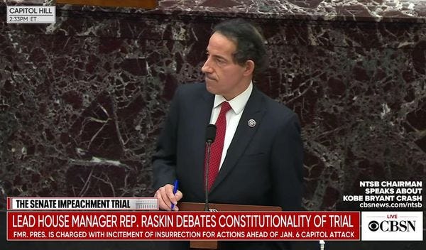 Stop And Watch Rep. Jamie Raskin's Impeachment Speech, It's Important