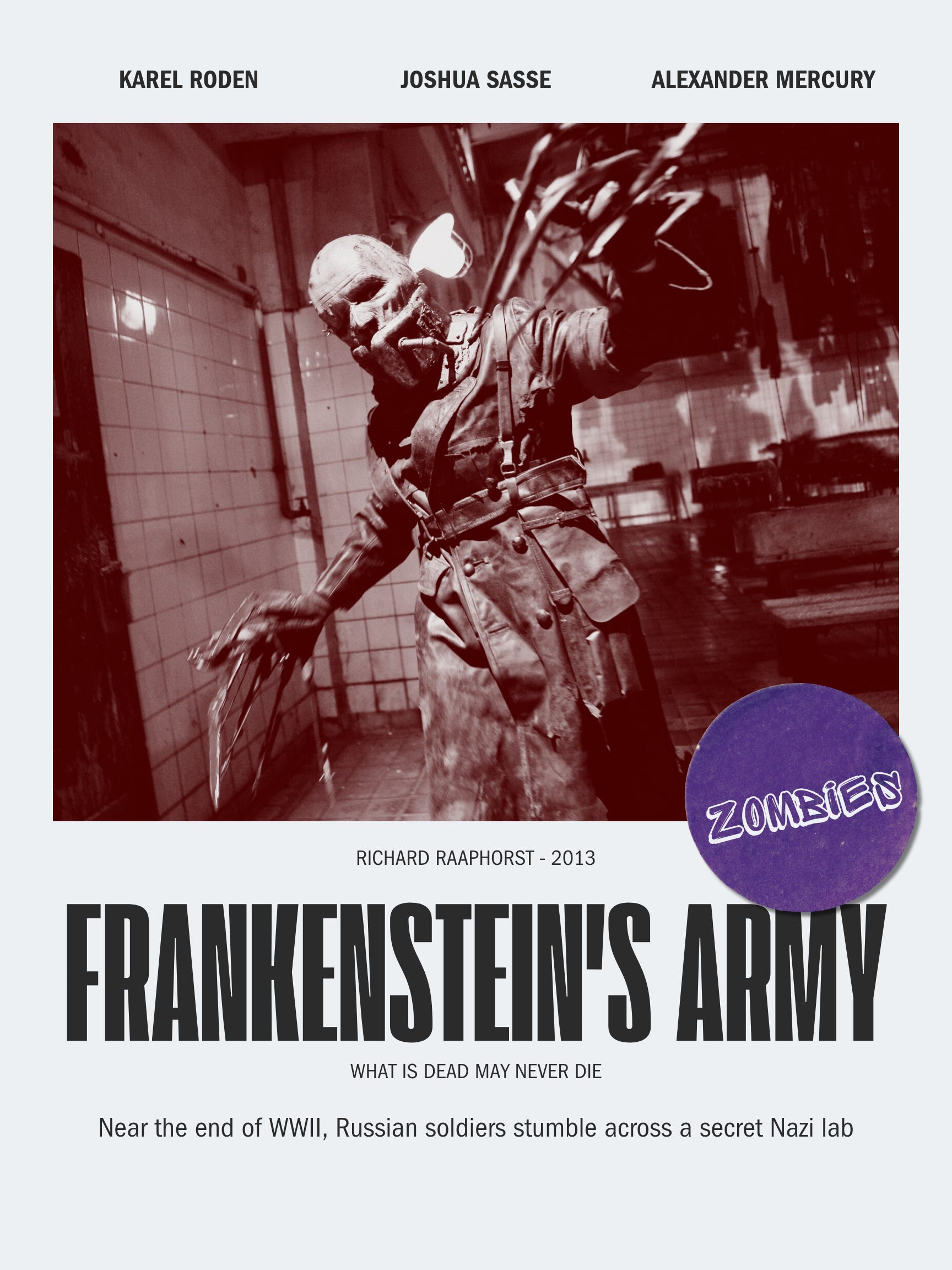 Creatures of War #5: Frankenstein's Army (2013) - by Emma