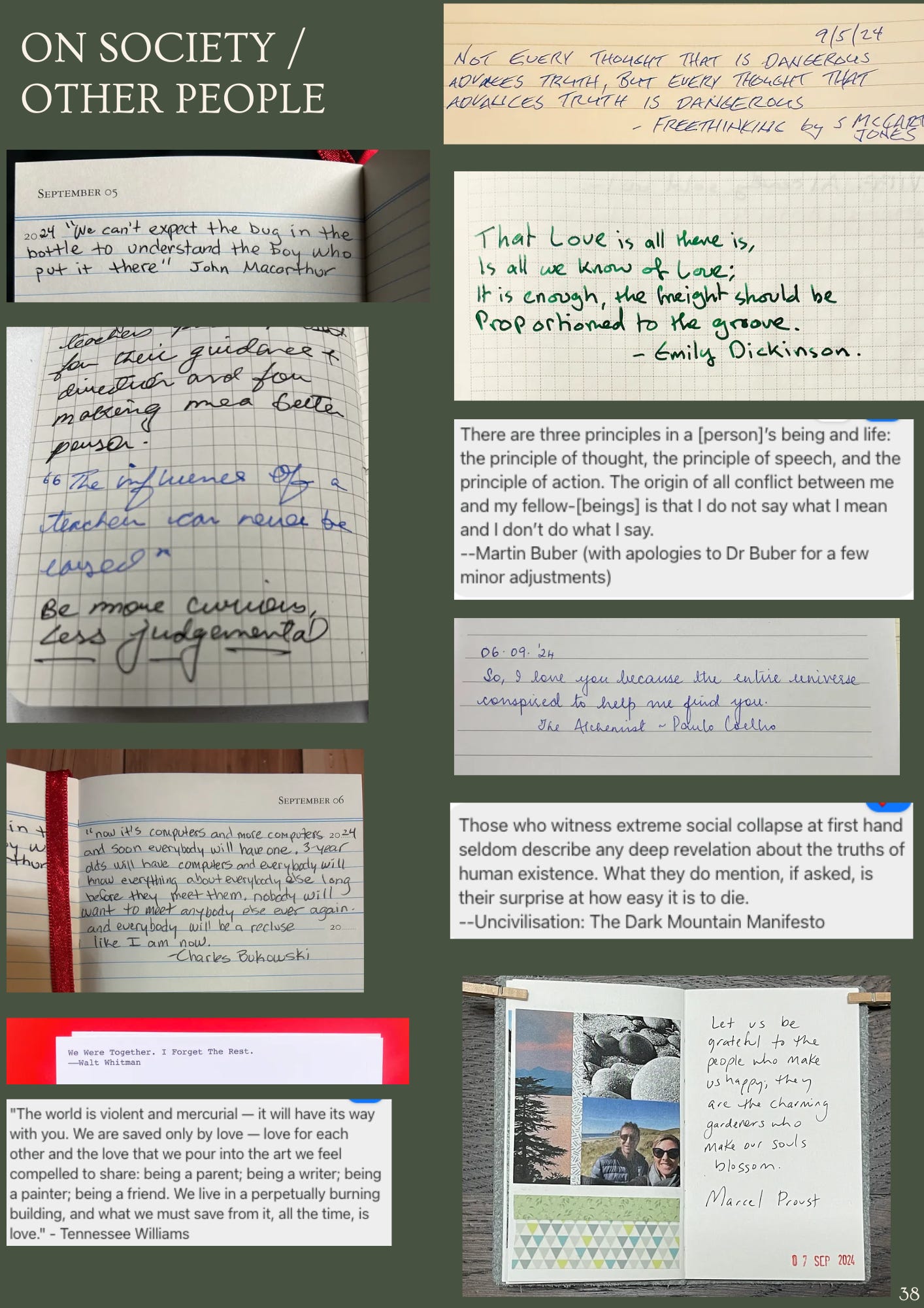 The Magic of Communal Commonplacing - by Jillian Hess