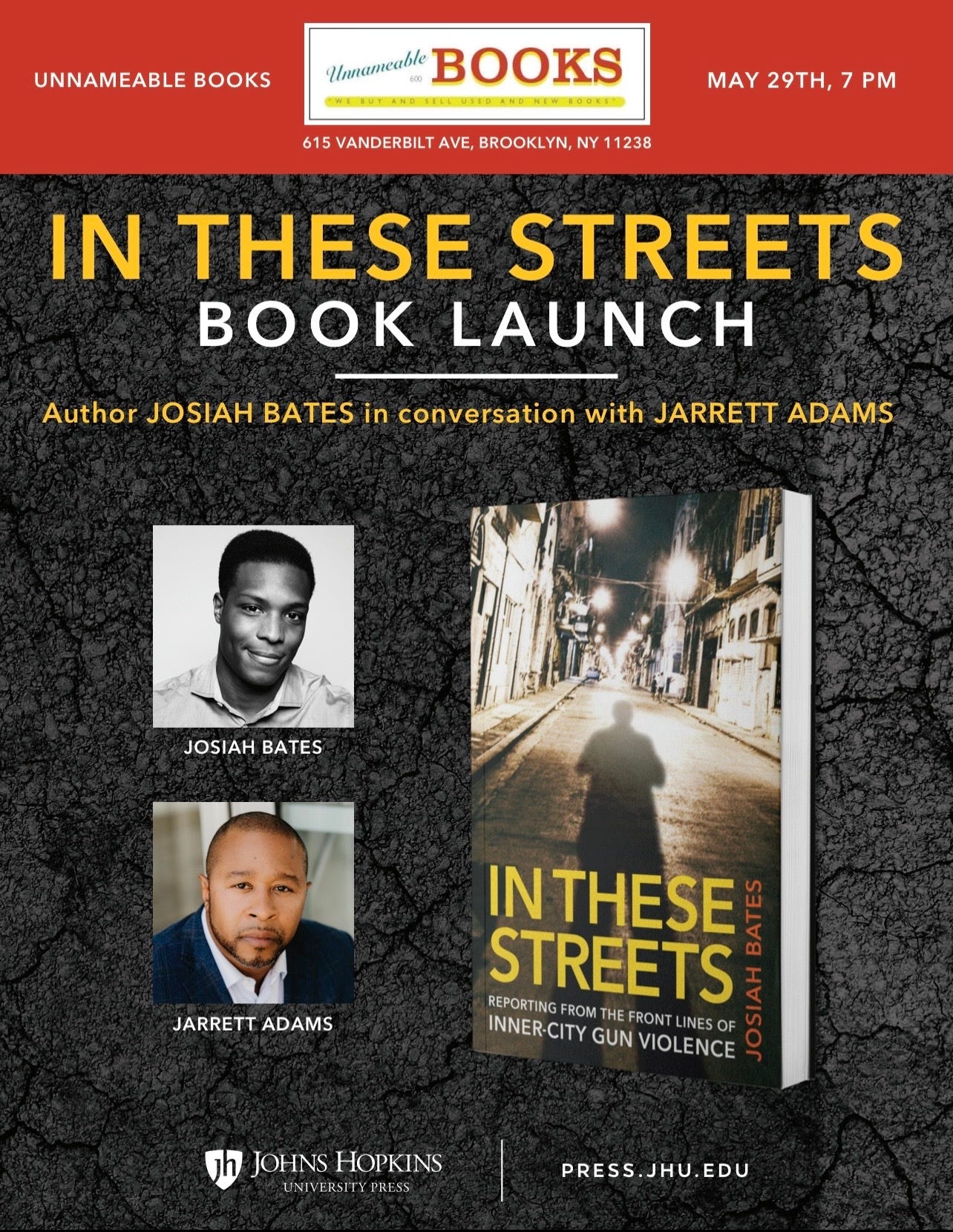 Book launch & giveaway - The Margins with Josiah Bates