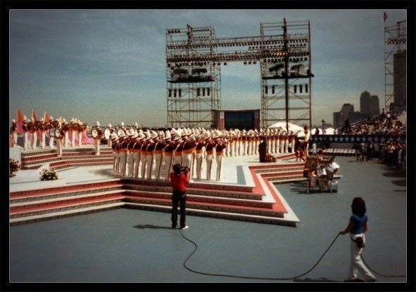 Garfield Cadets perform for the World at the Statue of Liberty