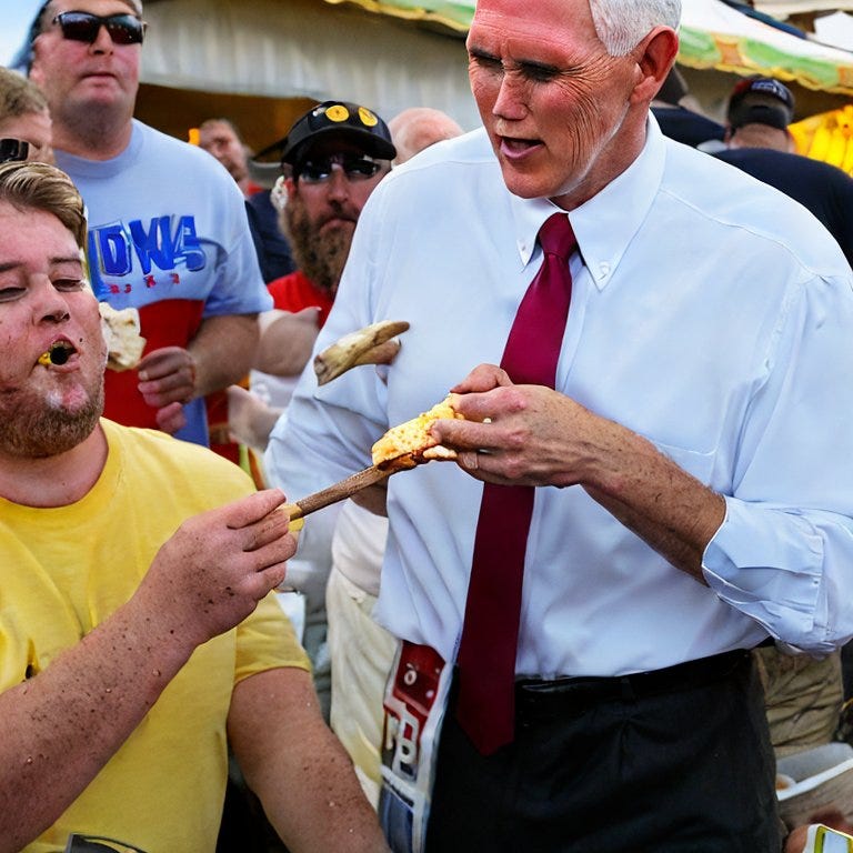 Mike Pence: No one is above the law except my guy Trump