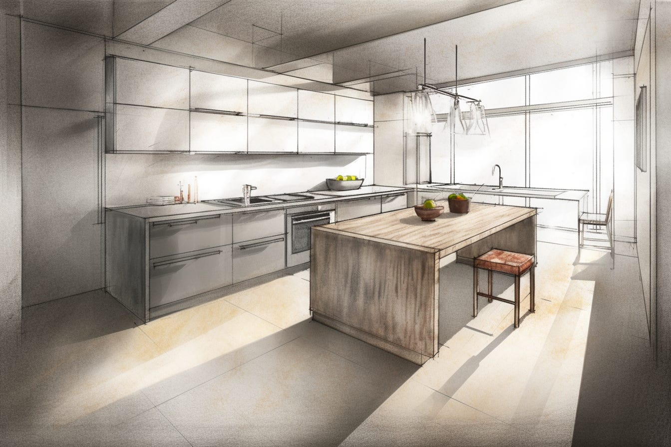 Quick Prompt: Kitchen Design - by Linus Ekenstam