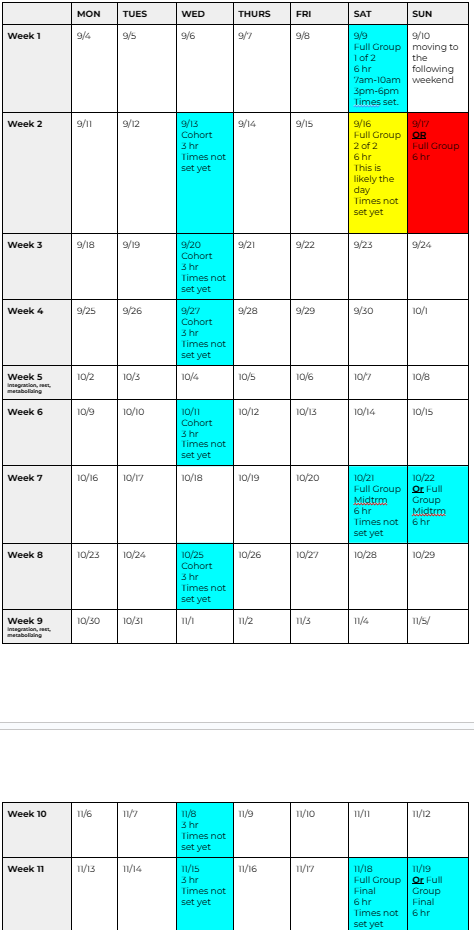 Online 45 hour 3 month course details