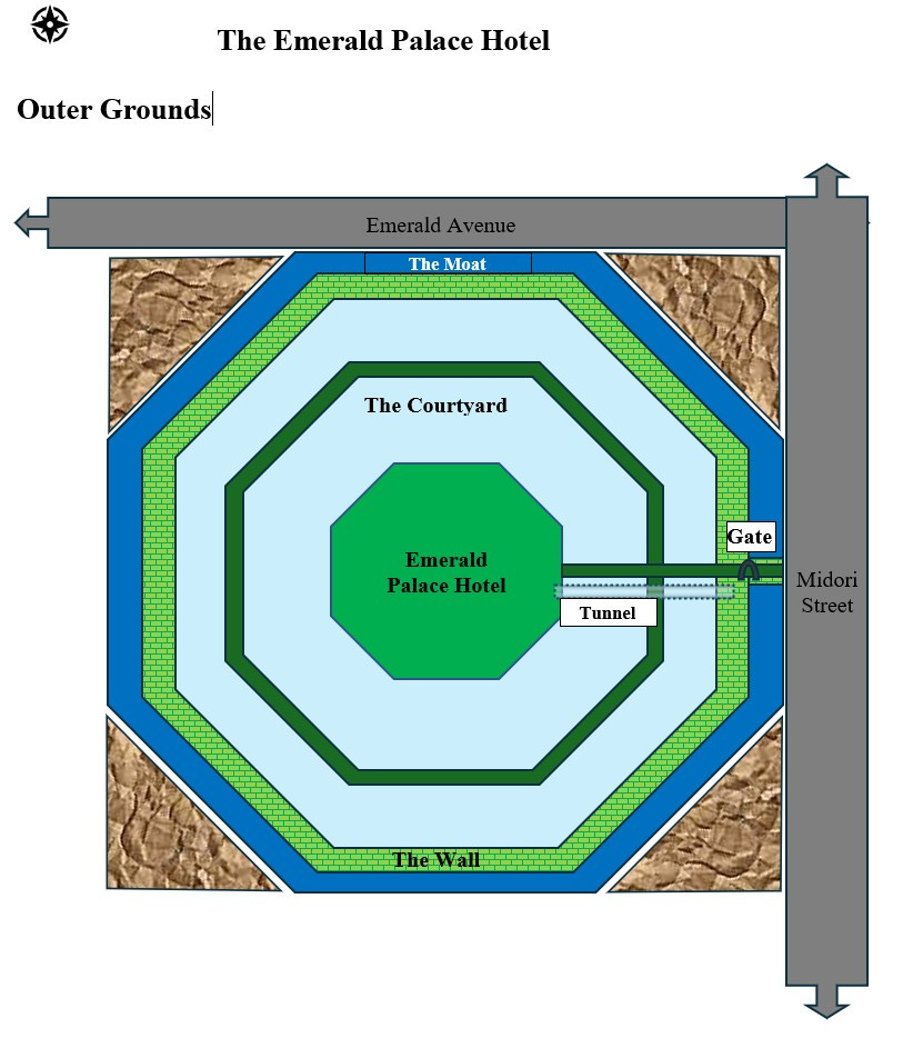 Cycle of Reversion Hotel Map - by Stephen L Rolston