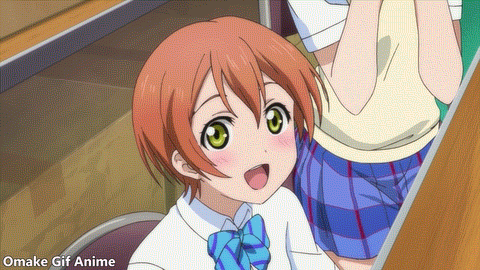 Omake Gif Anime - Love Live! - Episode 7 - Rin Vee