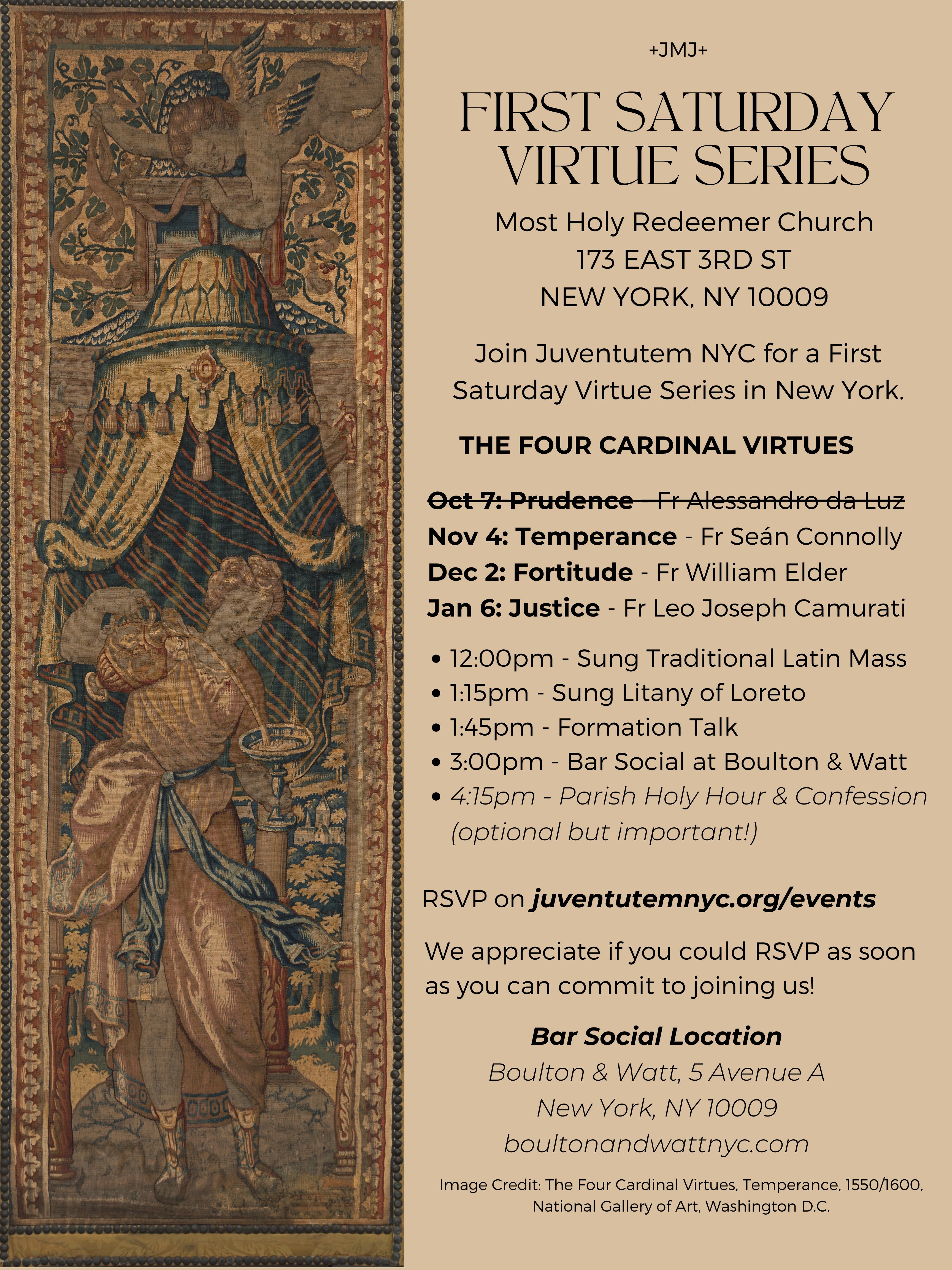 Cardinal Virtue Series, All Souls Requiem Mass & Christus Rex Hike
