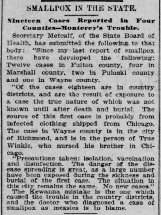 Smallpox is measles, measles is chickenpox and chickenpox is smallpox