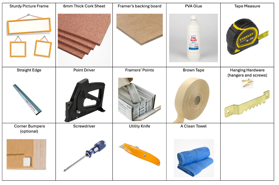 How To Make The Perfect Cork Pinboard - by Anna