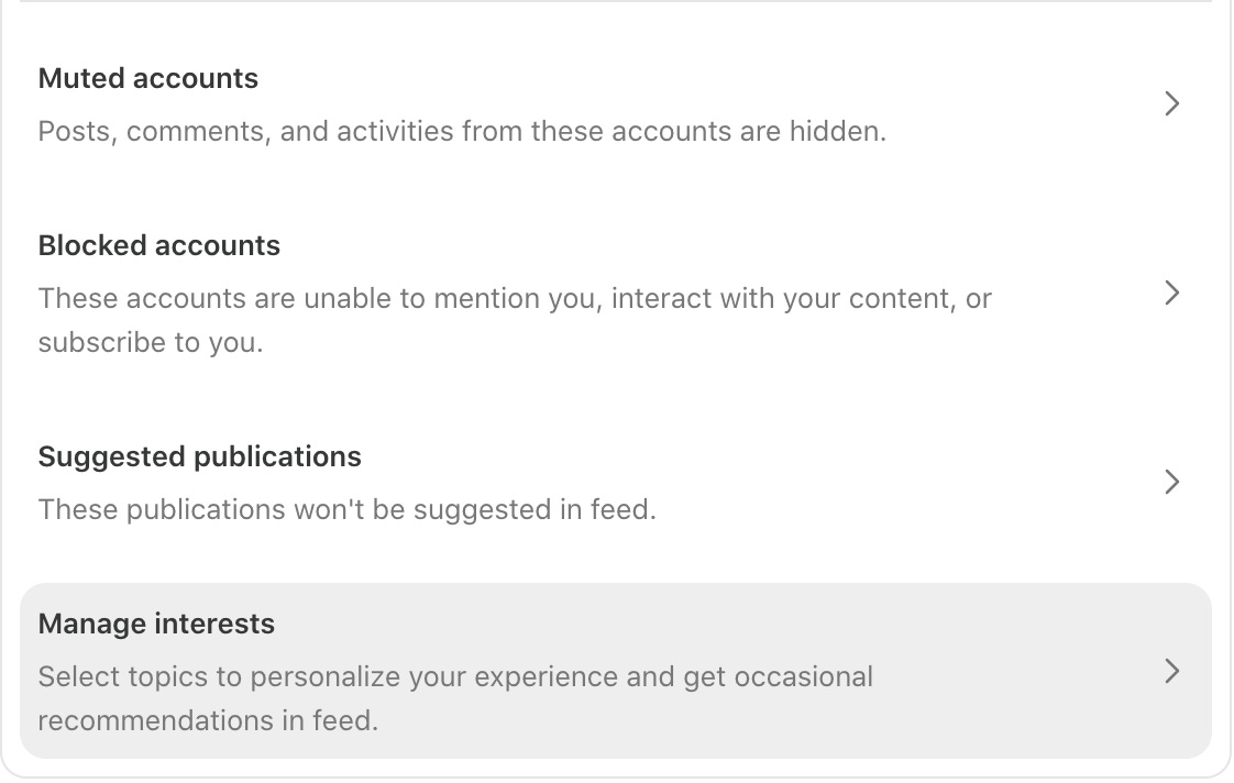 Disabling the Substack Genre Tab (RESOURCE)