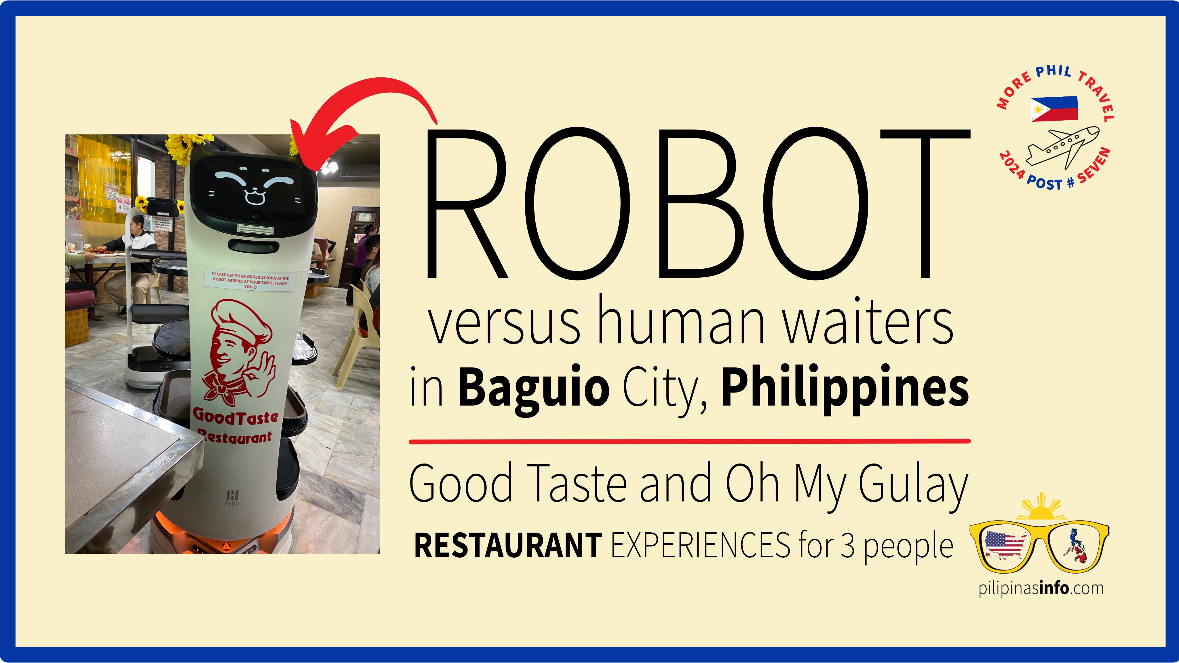 Robot versus Human Waiters in Baguio City - by Sheila