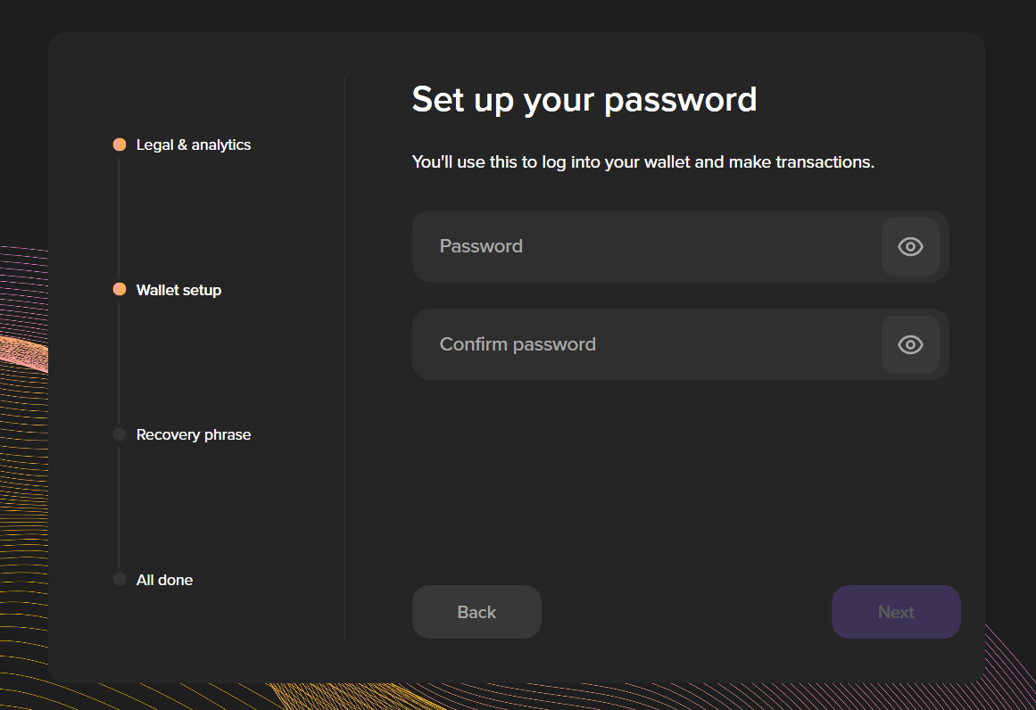 How To Set Up A Lace Wallet - The Cardano Times