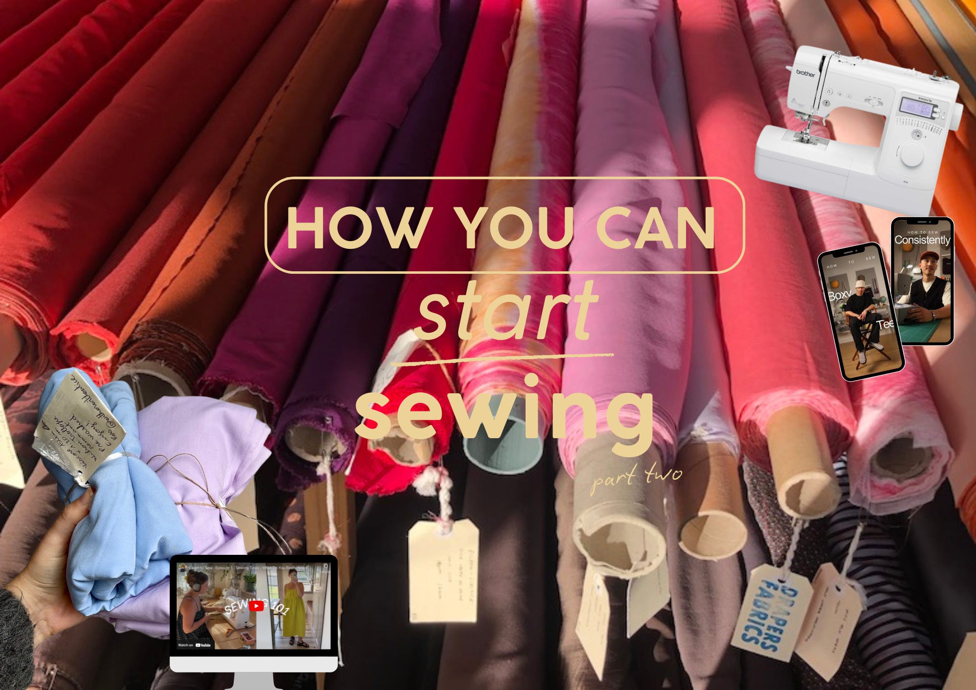 How to start sewing in 6 easy steps (part two)