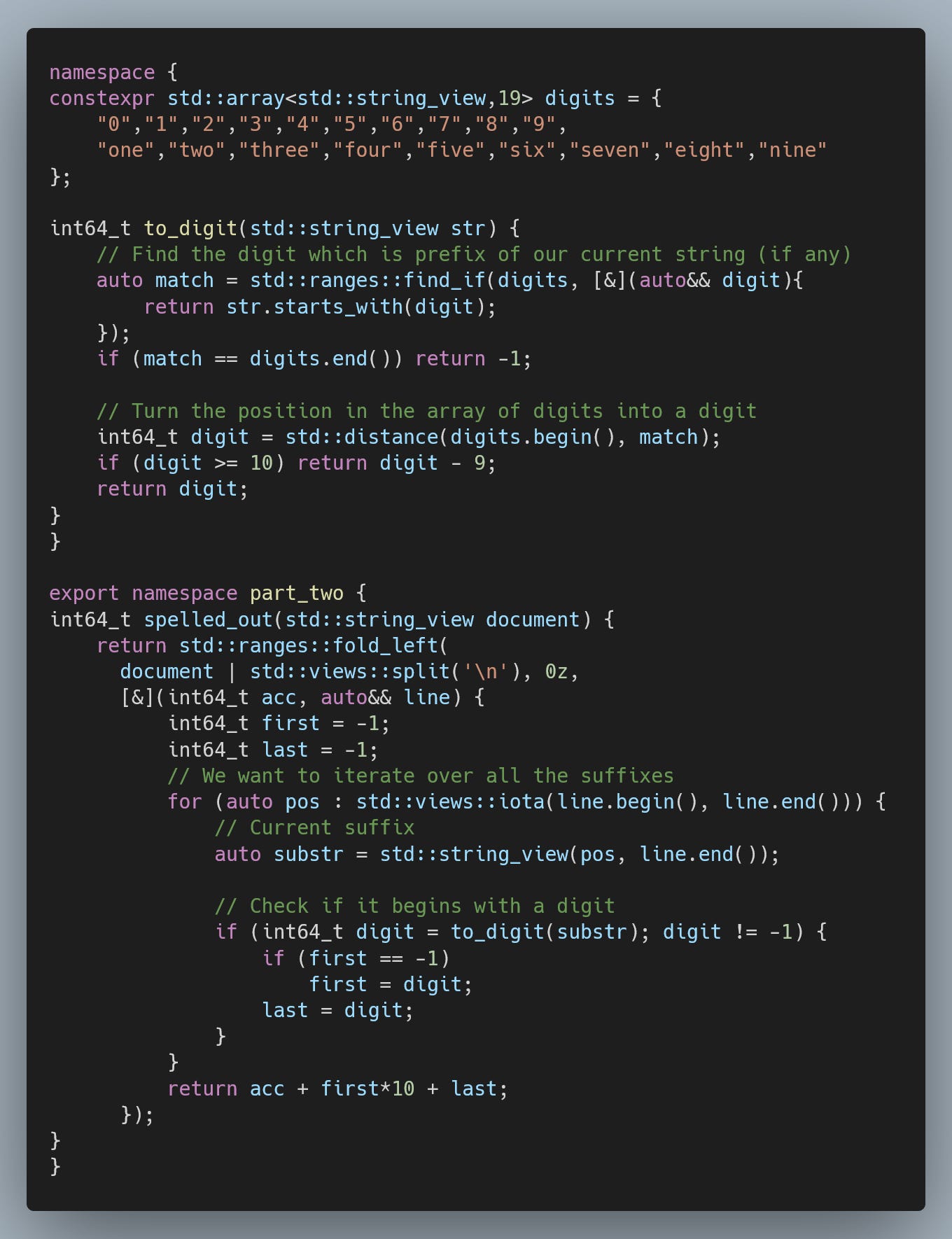 Daily bit(e) of C++ | Advent of Code: Day 1 - by Šimon Tóth