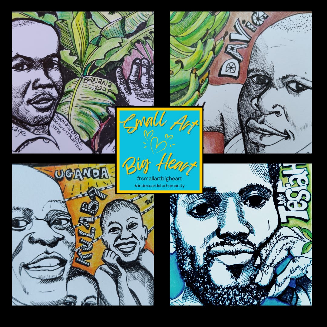 Small Art, Big Heart #'s 1-4 - by Emily Kaminsky
