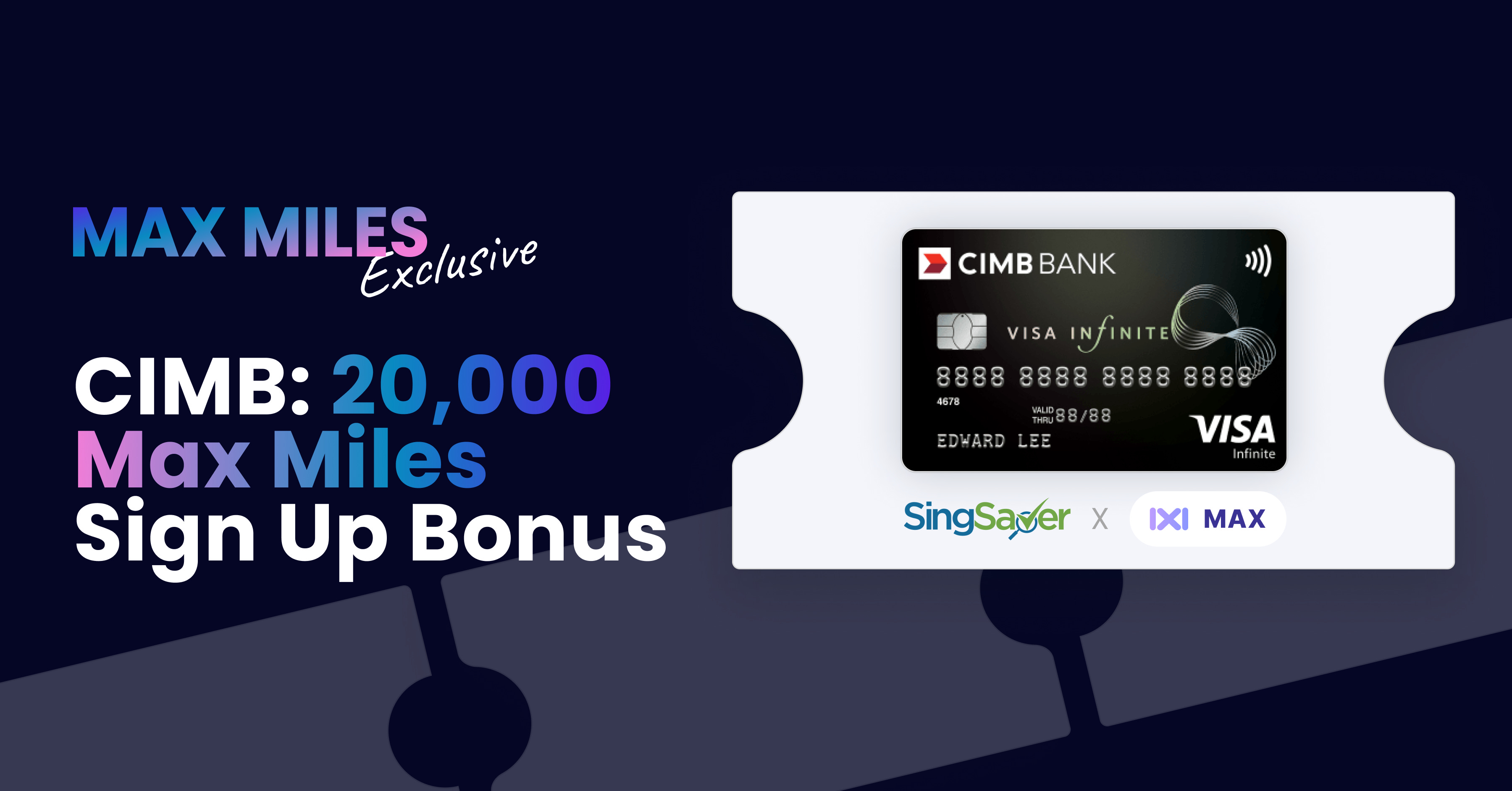 Max + SingSaver = 🇯🇵 Your free ticket to Japan with CIMB Card 🇯🇵