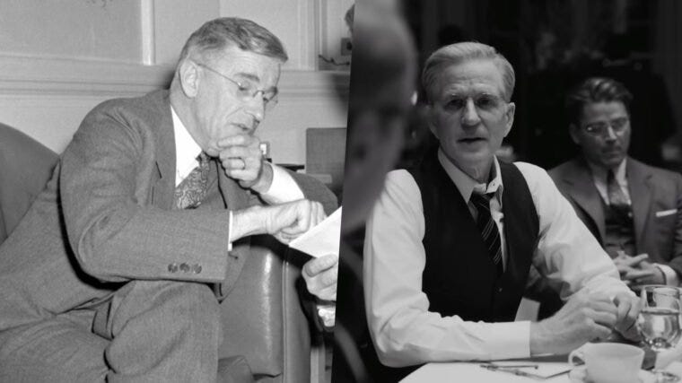See how the characters of Oppenheimer look in real life