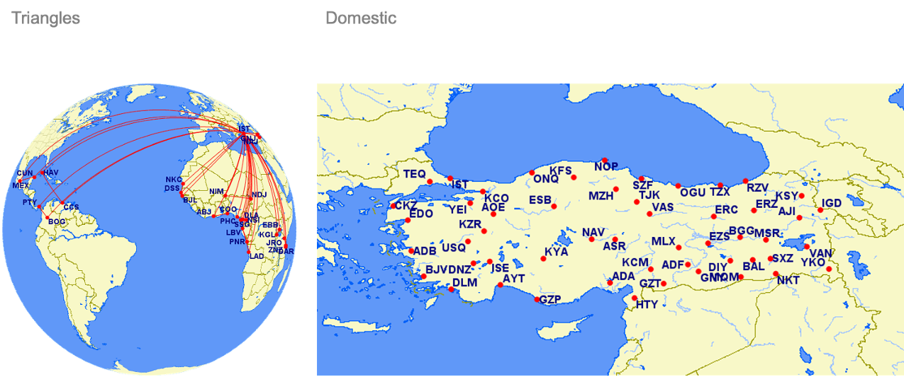 ME3 in Maps - by Oliver Ranson - Airline Revenue Economics