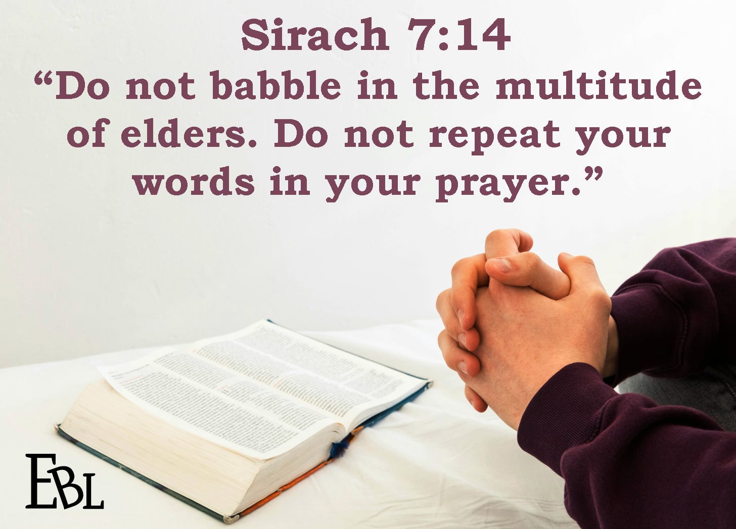 Yahushua (Jesus) Quoted from the Book of Sirach - by Sarah