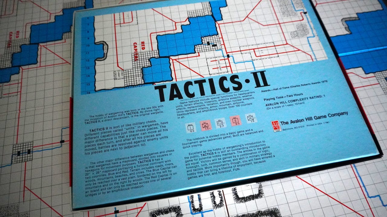 Wargames, nostalgia, and Tactics II - Skeleton Code Machine