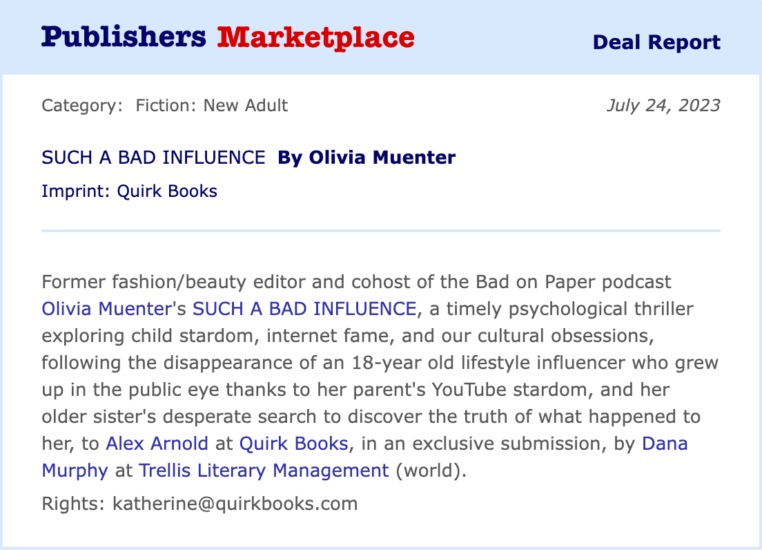 I wrote a book! - by Olivia Muenter - Olivia’s Substack