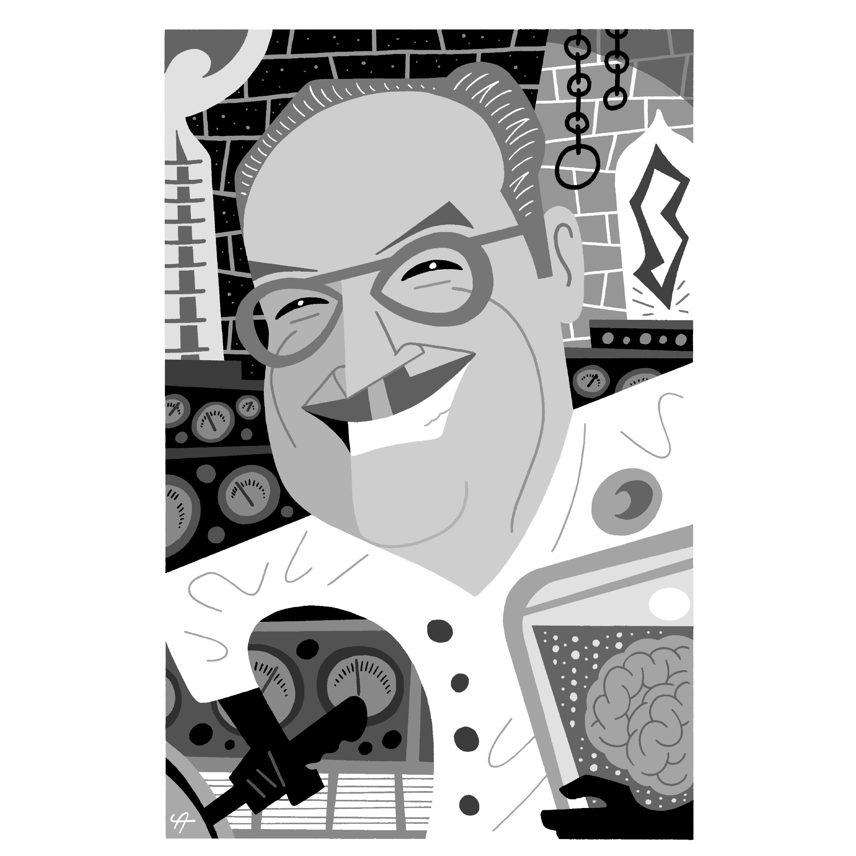 Forrest J. Ackerman - by Ashley Holt - WHOM