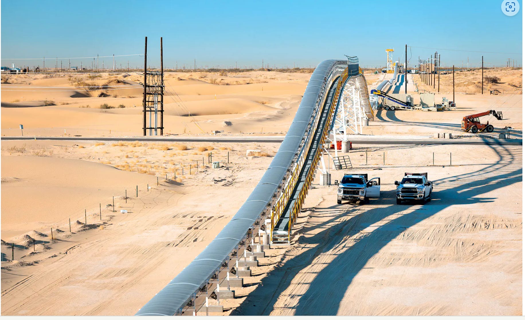 The Dune Express: A 42-Mile Long Superhighway for Frac Sand